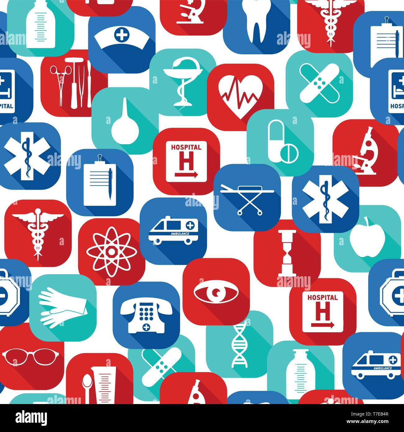 Medical seamless pattern Stock Vector Image & Art - Alamy
