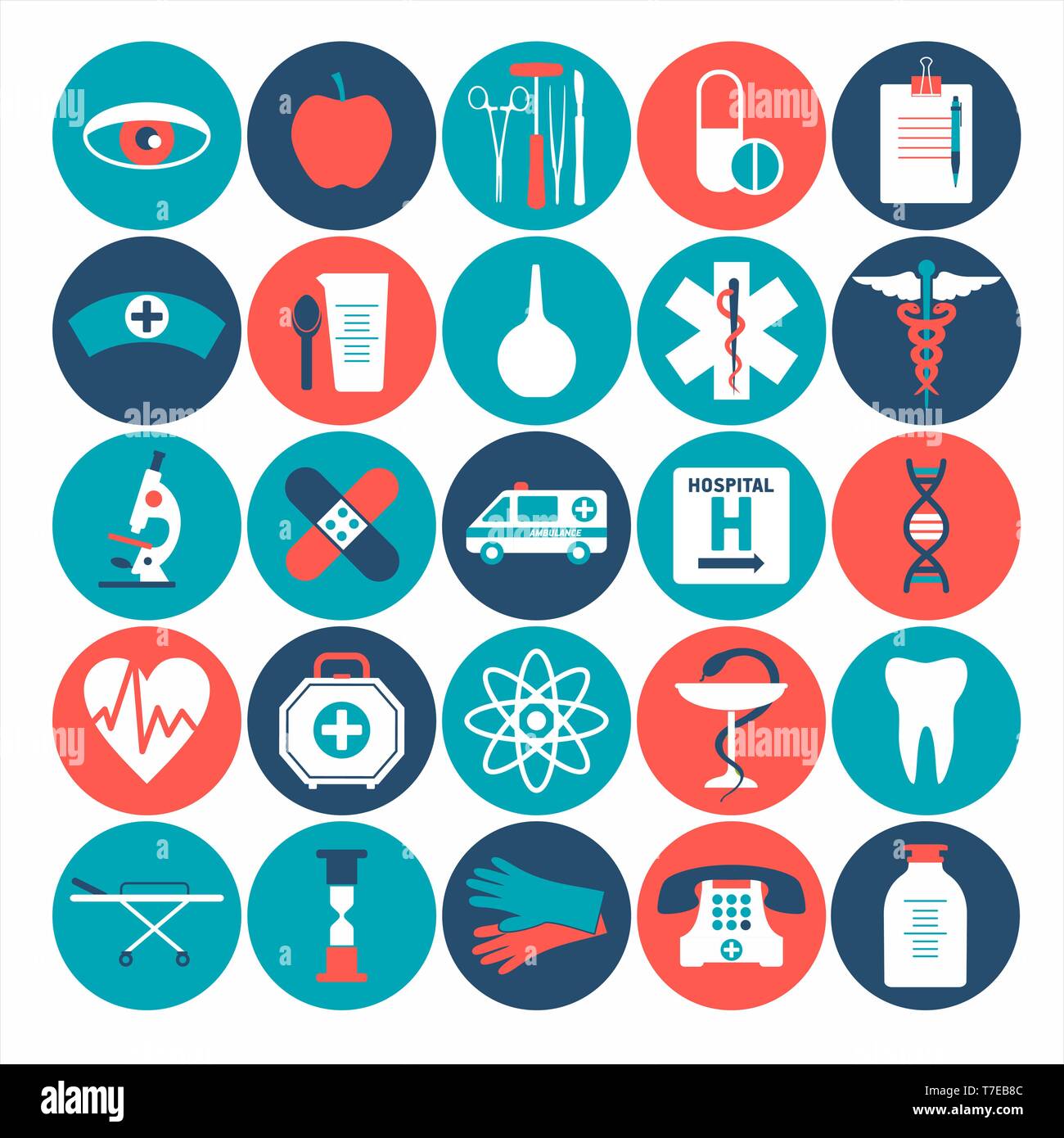 Medical icon set Stock Vector Image & Art - Alamy