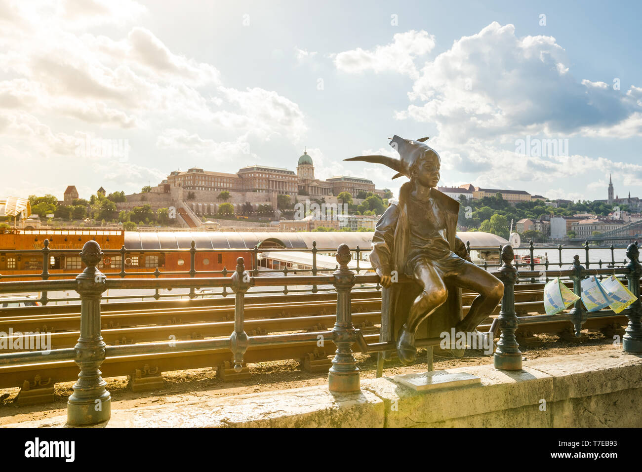 Small Princess in Budapest in Hungary Stock Photo - Alamy