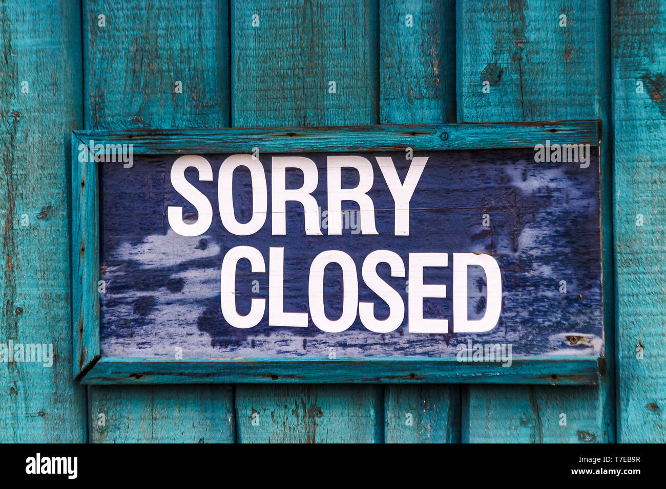 Sorry We're Closed Sign High Resolution Stock Photography and Images ...