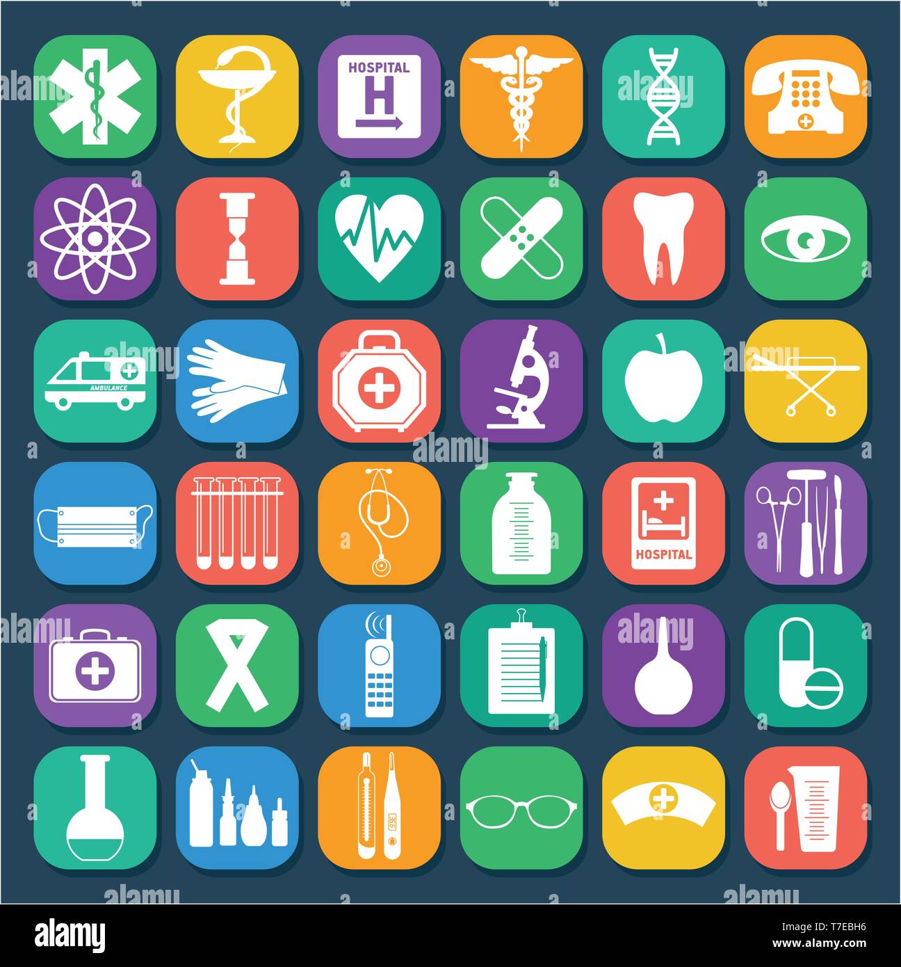 Medical icon background Stock Vector Image & Art - Alamy