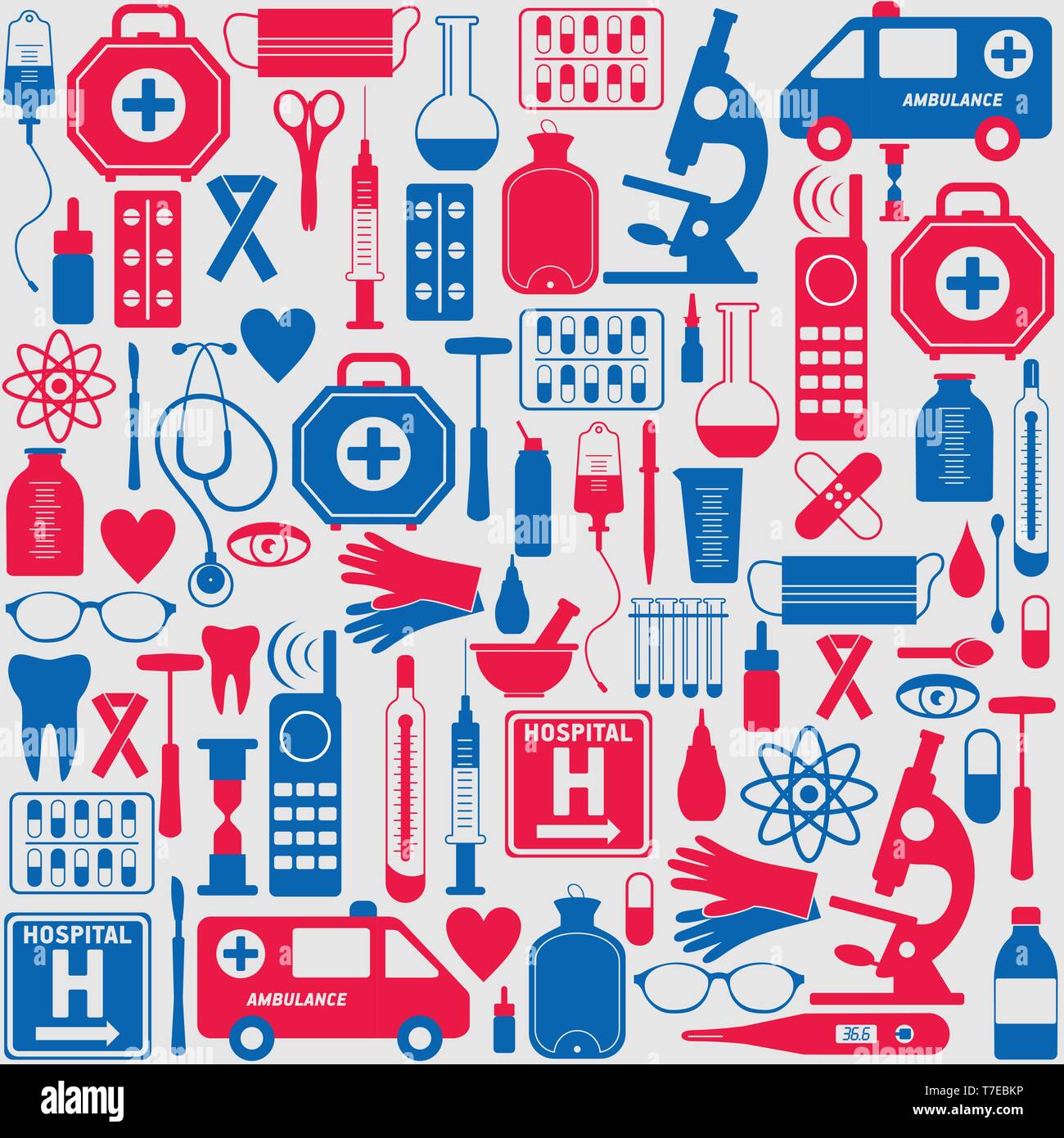 Medical seamless background Stock Vector Image & Art - Alamy