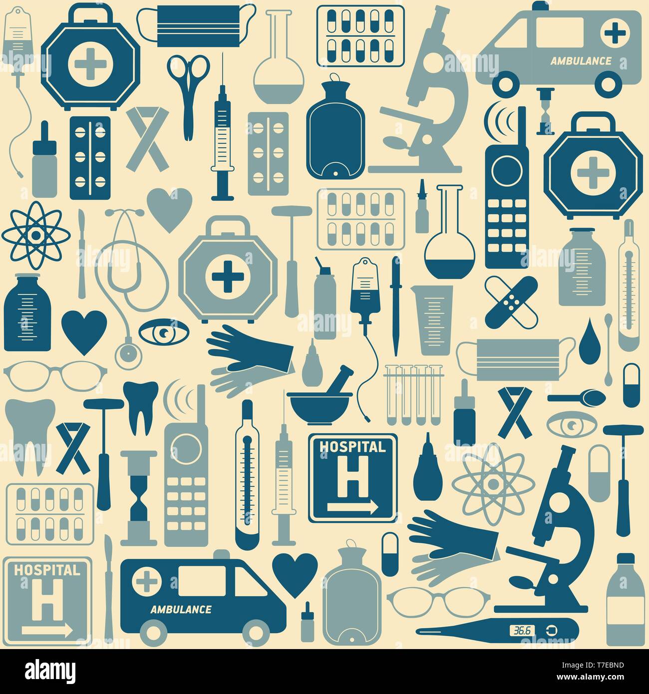 Medical seamless background Stock Vector Image & Art - Alamy