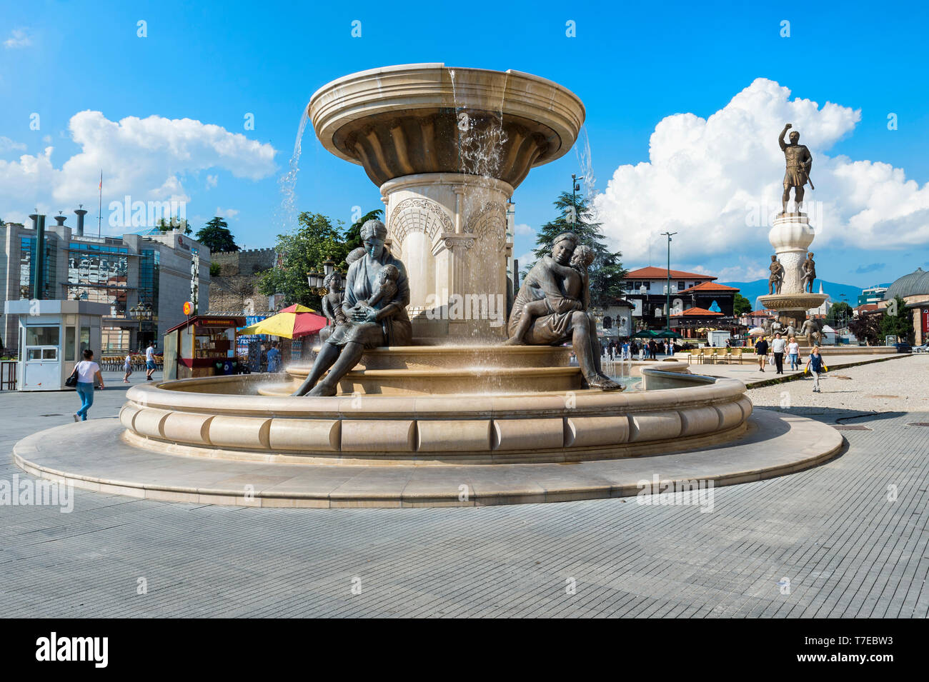 Statue Sculpture Skopje Macedonia High Resolution Stock Photography and ...