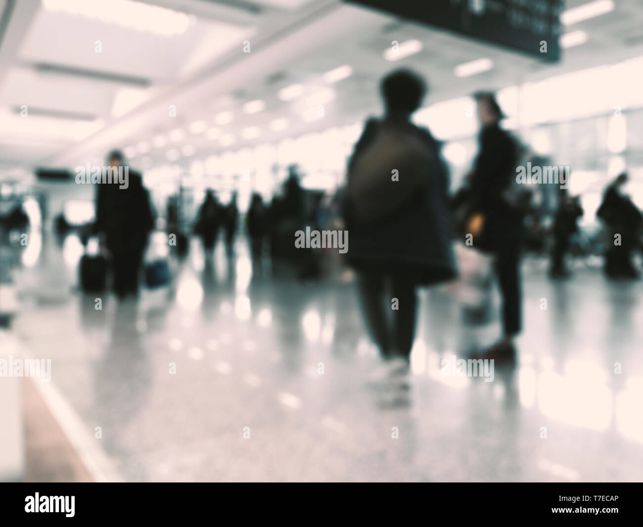 Queue people abstract hi-res stock photography and images - Alamy