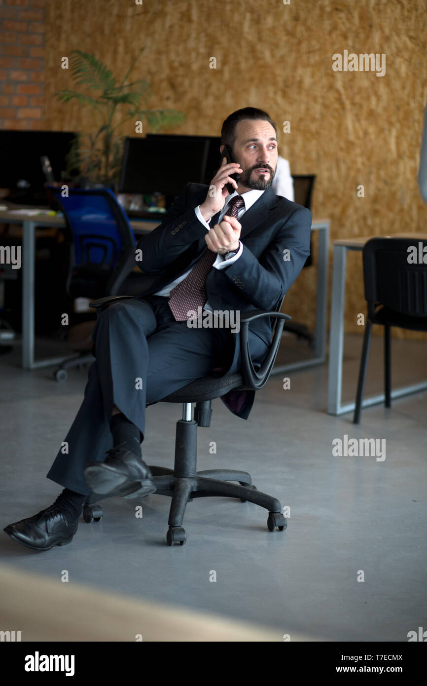 Male businessman in office work hi-res stock photography and images - Alamy