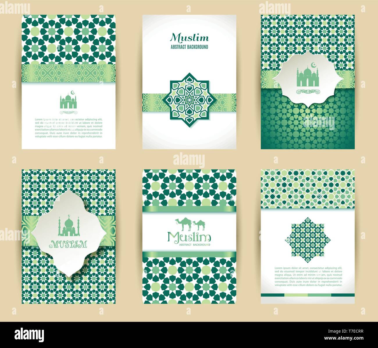 Banners set of islamic Stock Vector Image & Art - Alamy