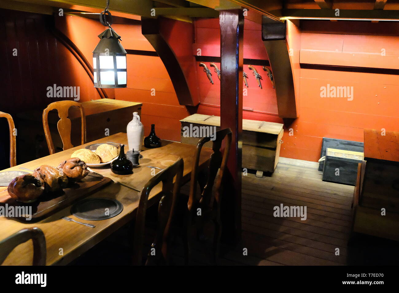 Pirate ship interior hi-res stock photography and images - Alamy