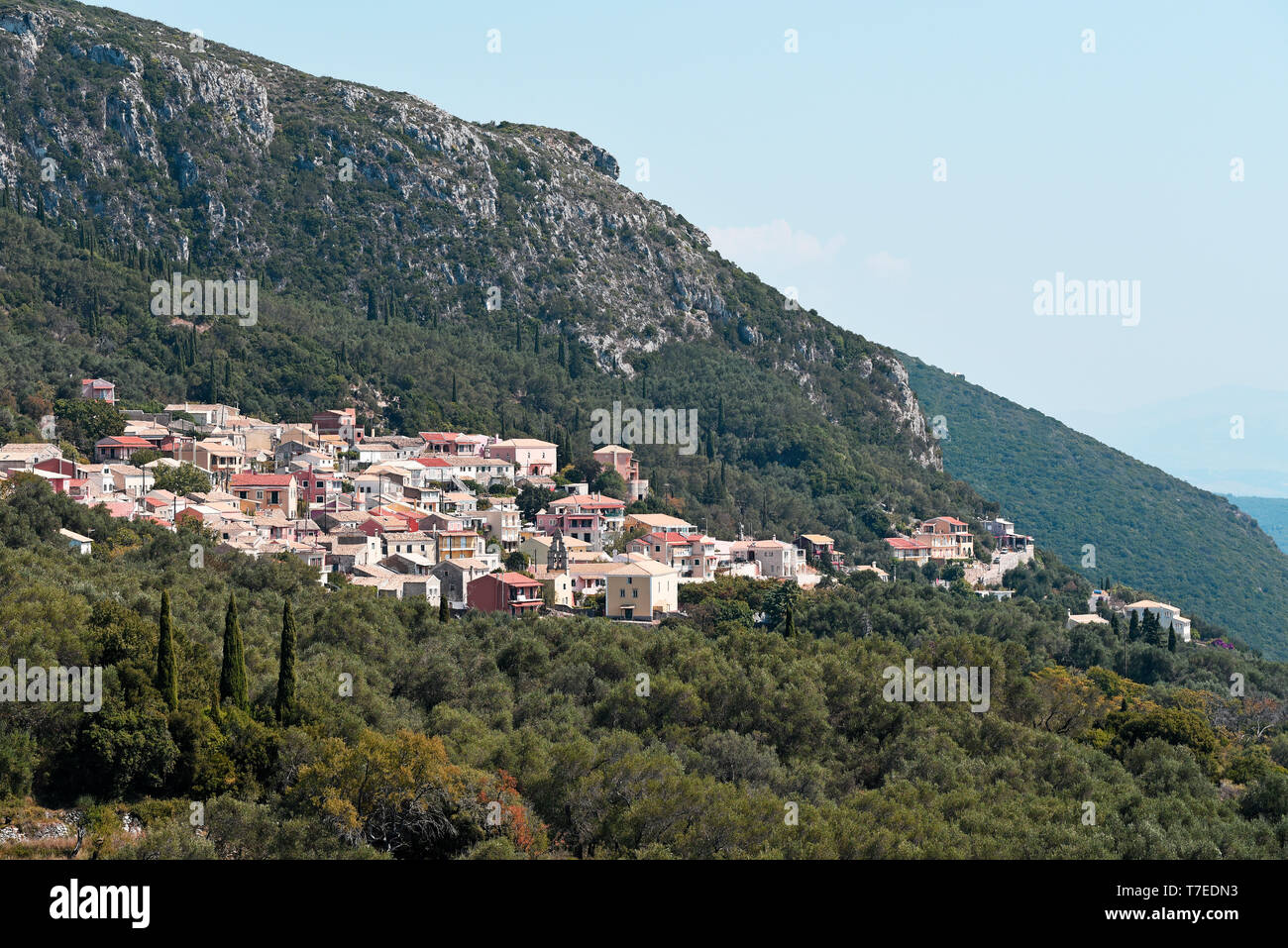 Geography travel greece island corfu hi-res stock photography and ...