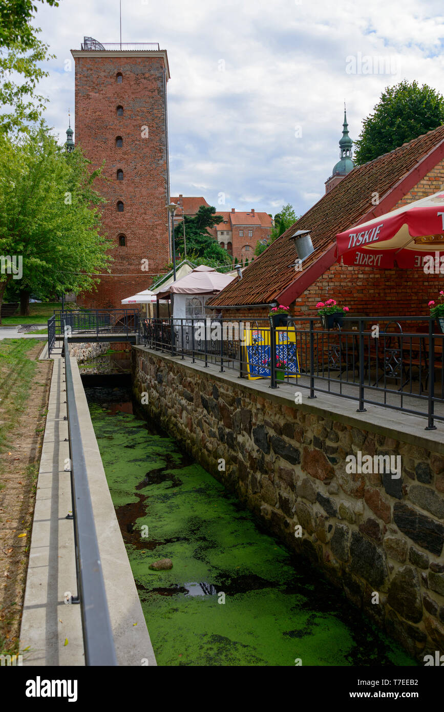 Copernicus canal, copernicus tower, Frombork, Warmia Masuria, Poland ...