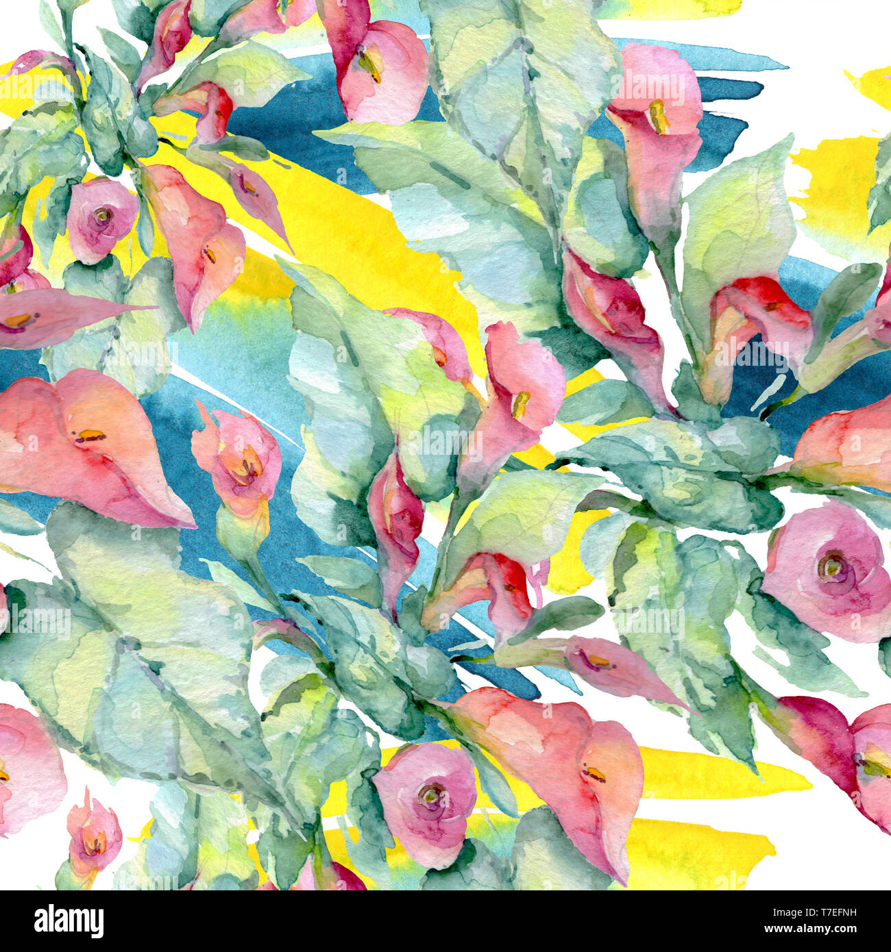 Bouquet floral botanical flowers. Wild spring leaf wildflower isolated ...