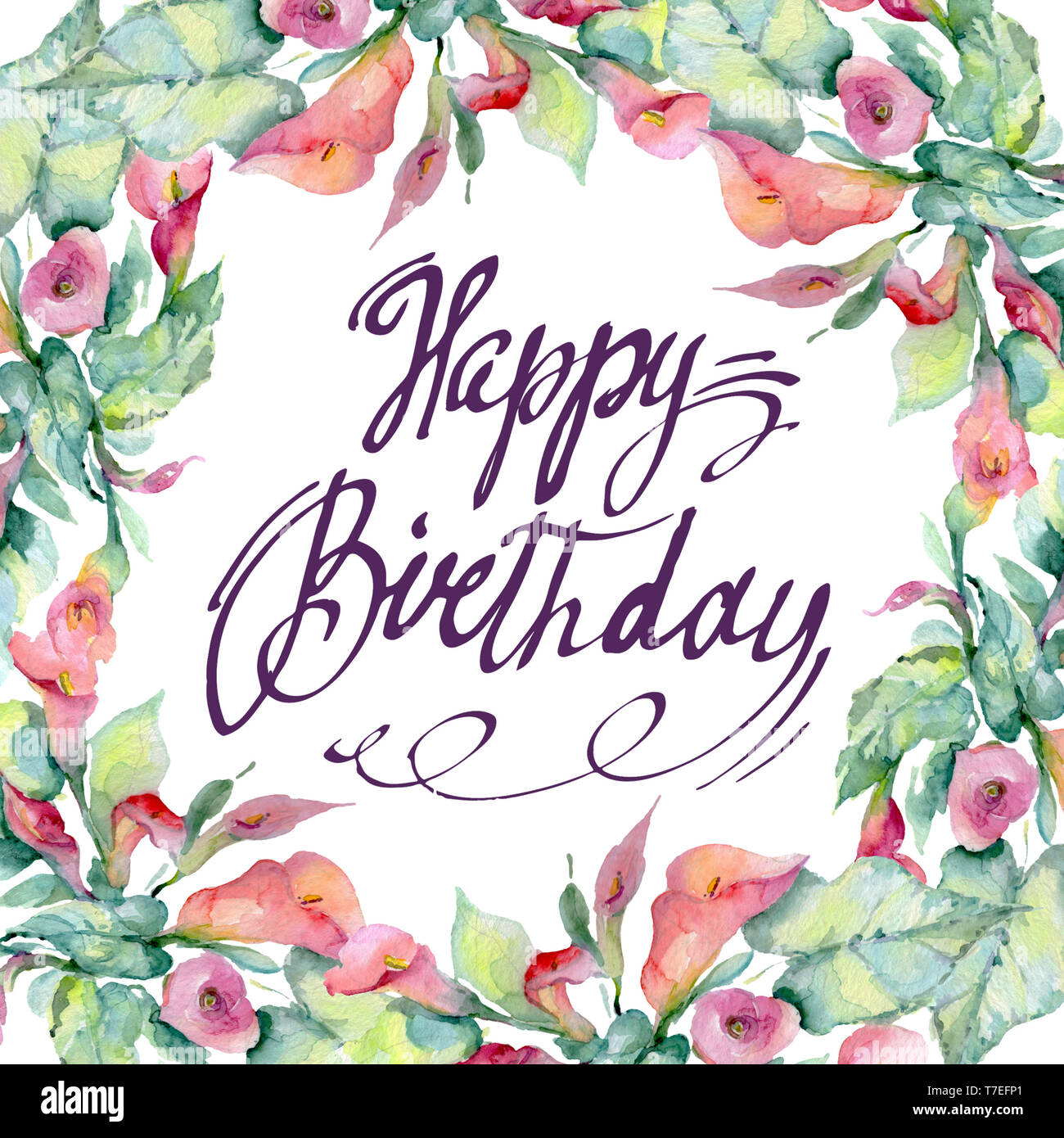 Bouquet floral botanical flowers. Wild spring leaf wildflower isolated ...