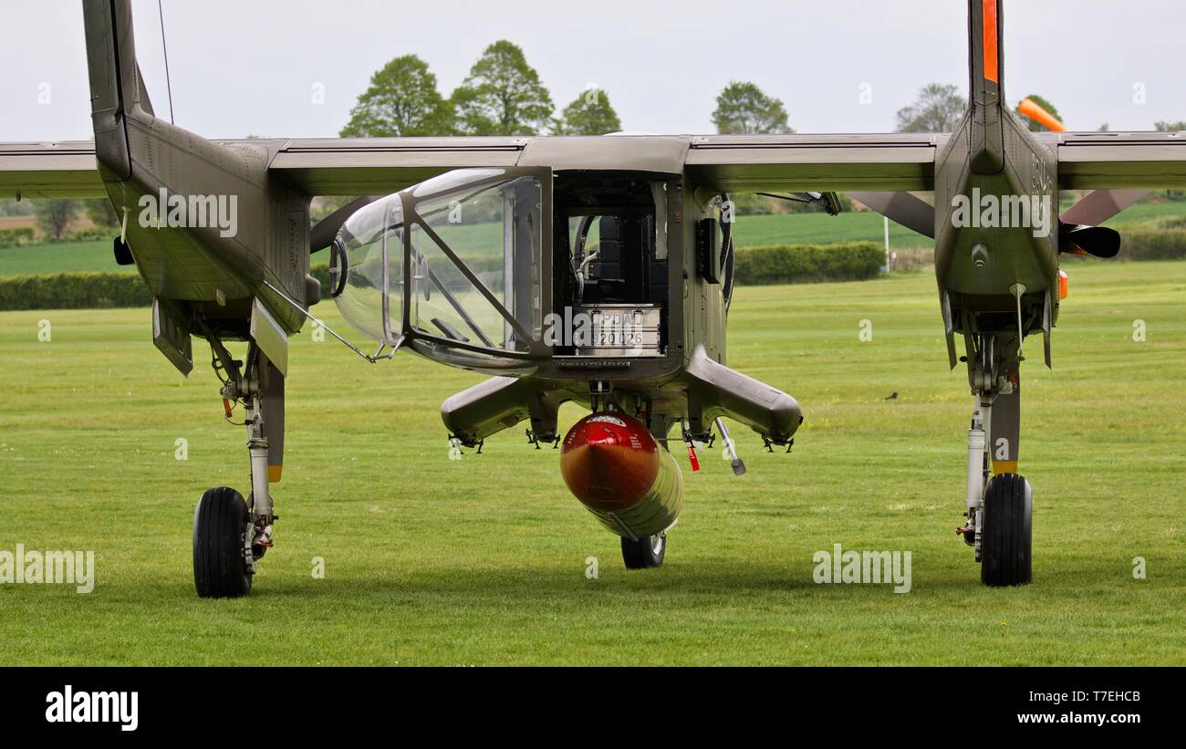North American Rockwell OV-10B Bronco of the Bronco Demo Team Stock ...