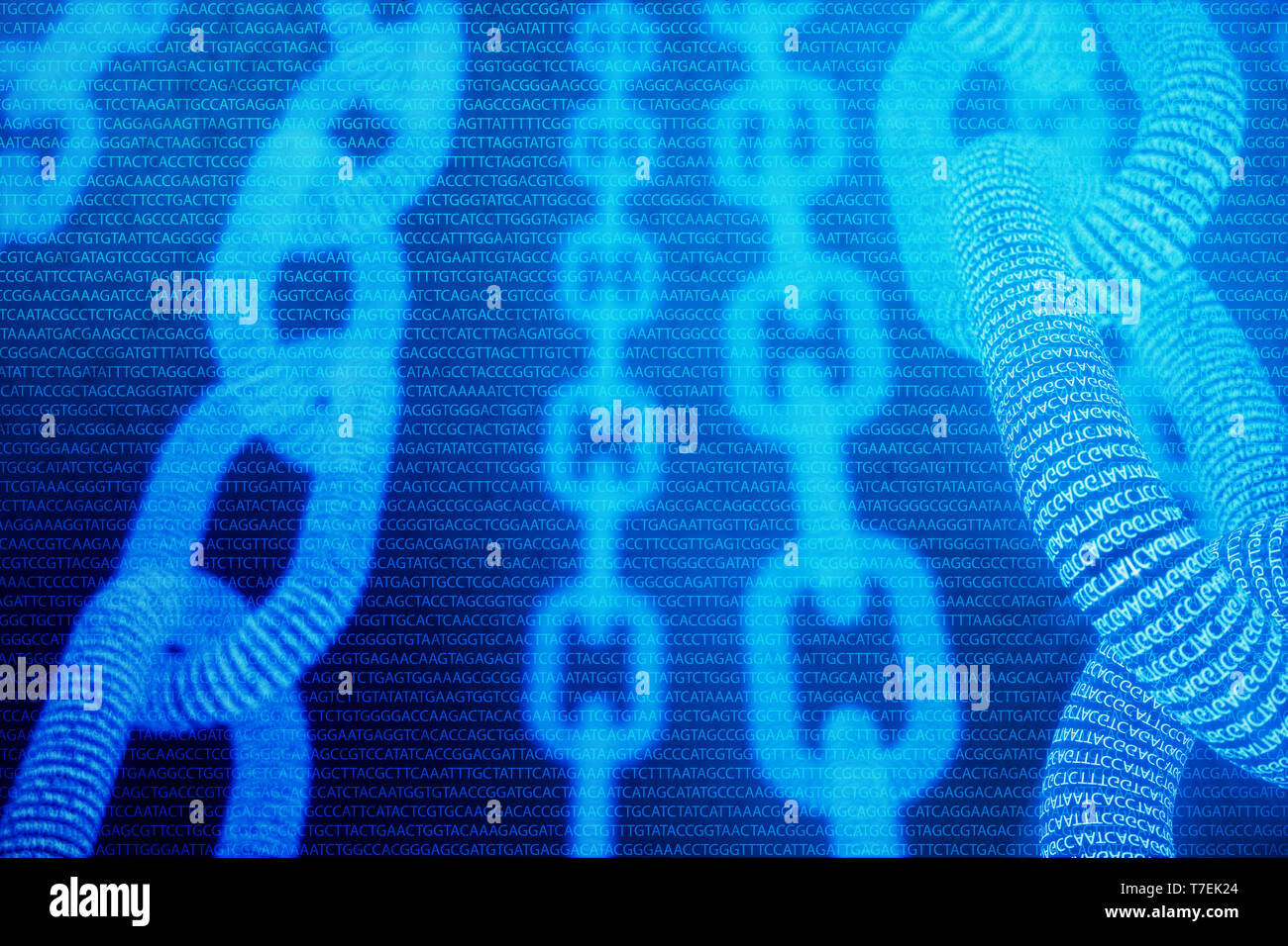 Abstract background with chain concept. Medical Blockchain. DNA Base ...