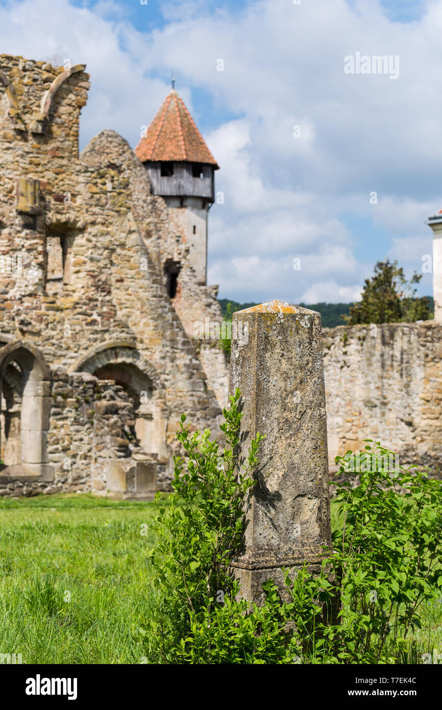 Cistercian order monastery abandoned in Carta, Sibiu county, in Romania ...