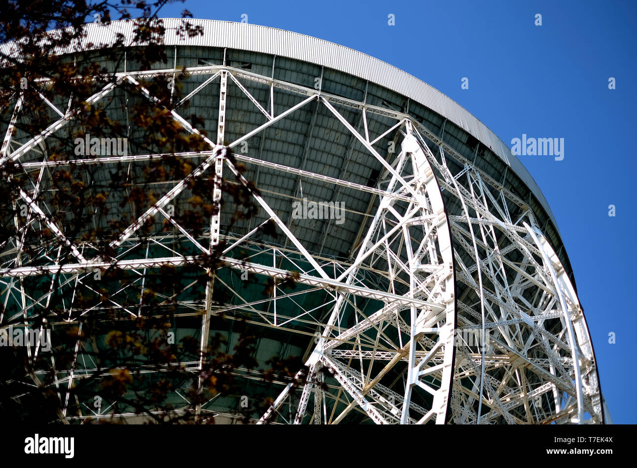 A view of the radio telescope at Jodrell Bank, Cheshire Stock Photo - Alamy