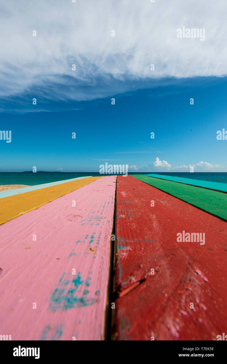 Picnic table, Marriott's Frenchman's Reef & Morning Star Beach Resort ...