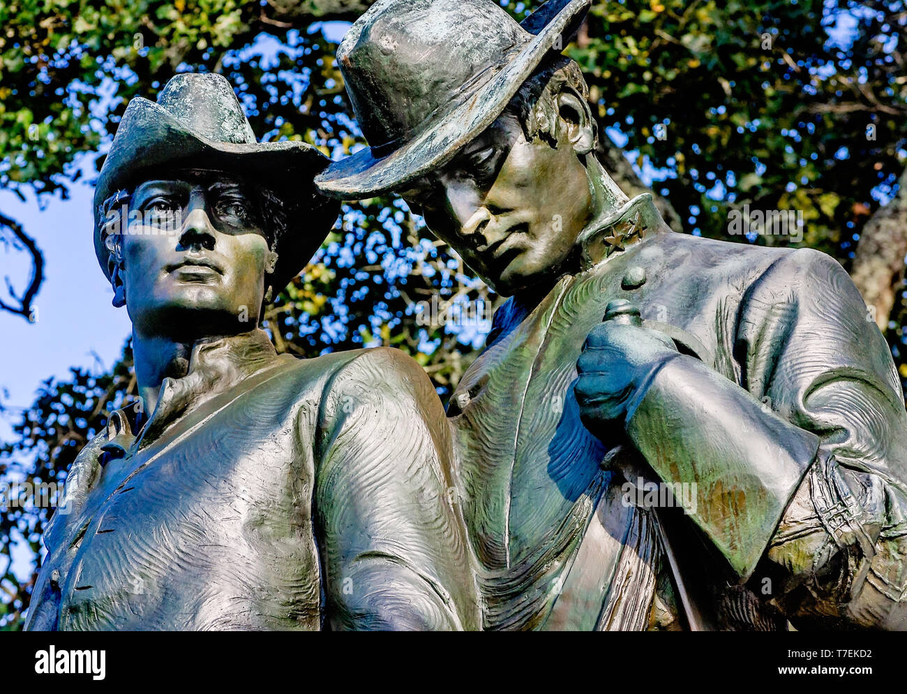 A Confederate memorial to “The South’s Lost Cause” is pictured at ...