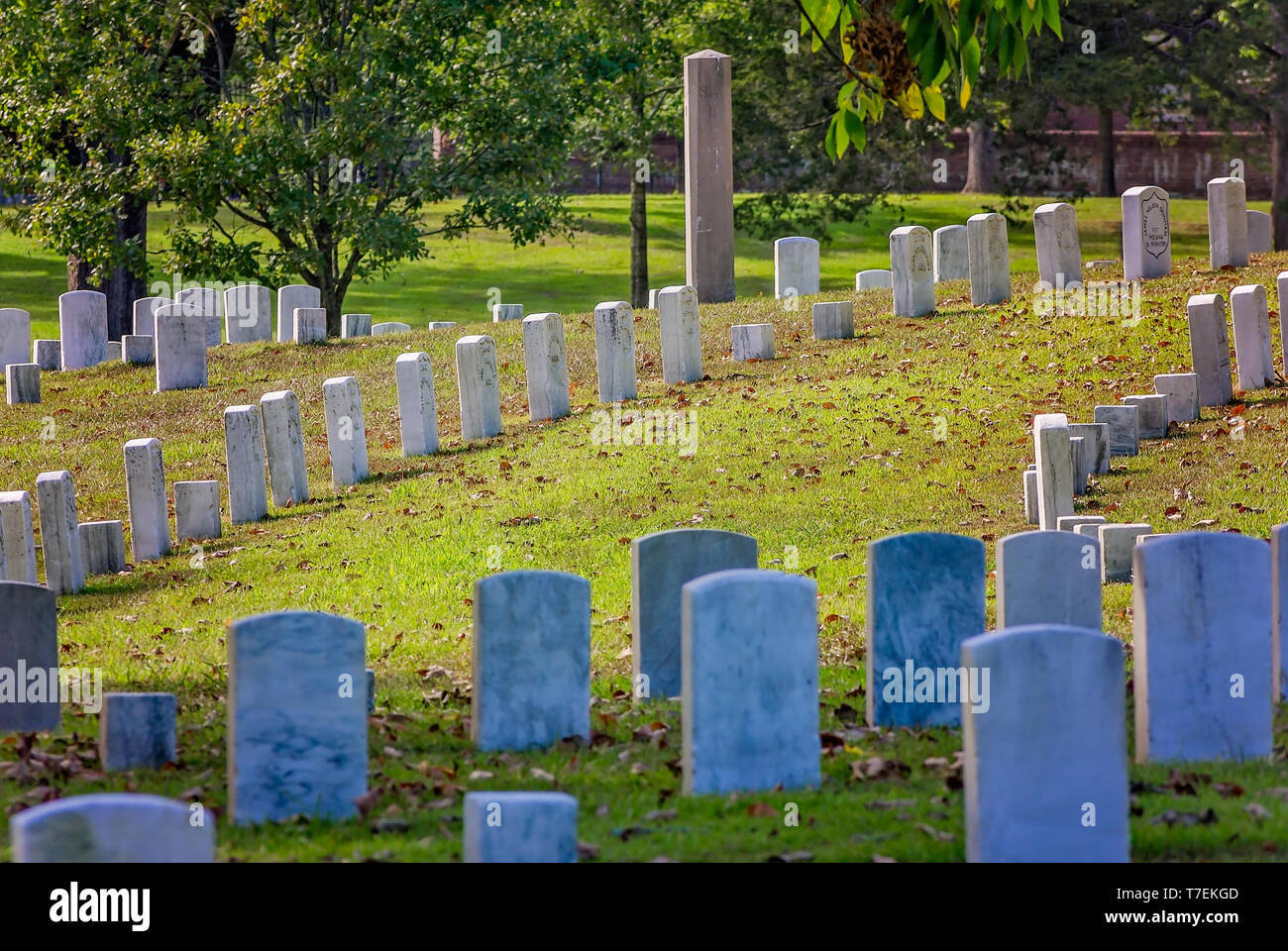 U s national cemetery at shiloh hi-res stock photography and images - Alamy