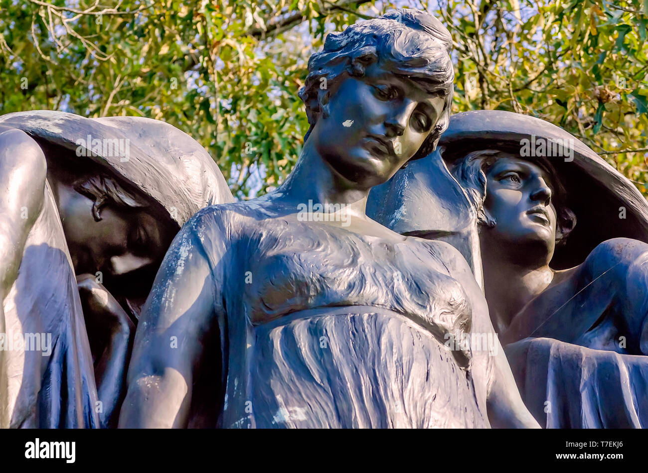 A Confederate memorial to “The South’s Lost Cause” is pictured at ...