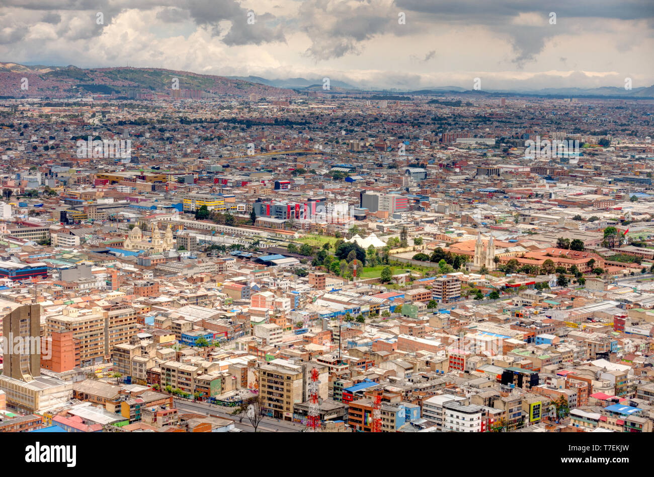 Bogota cityscape, Colombia Stock Photo - Alamy
