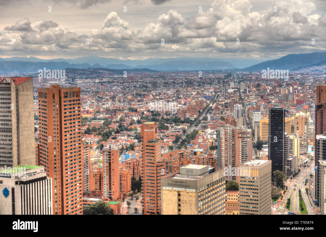 Bogota cityscape, Colombia Stock Photo - Alamy