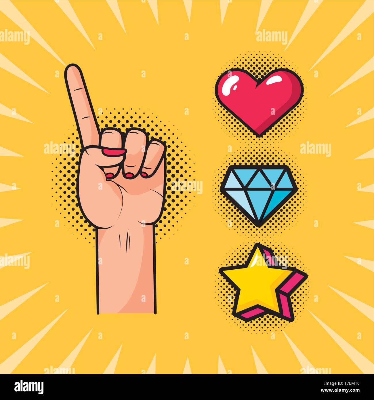 girl power pop art Stock Vector Image & Art - Alamy