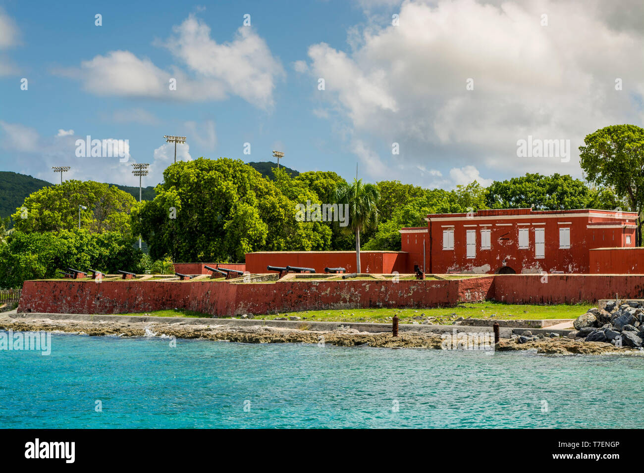 Fort Frederik Museum Historic Site, downtown Frederiksted, St. Croix ...