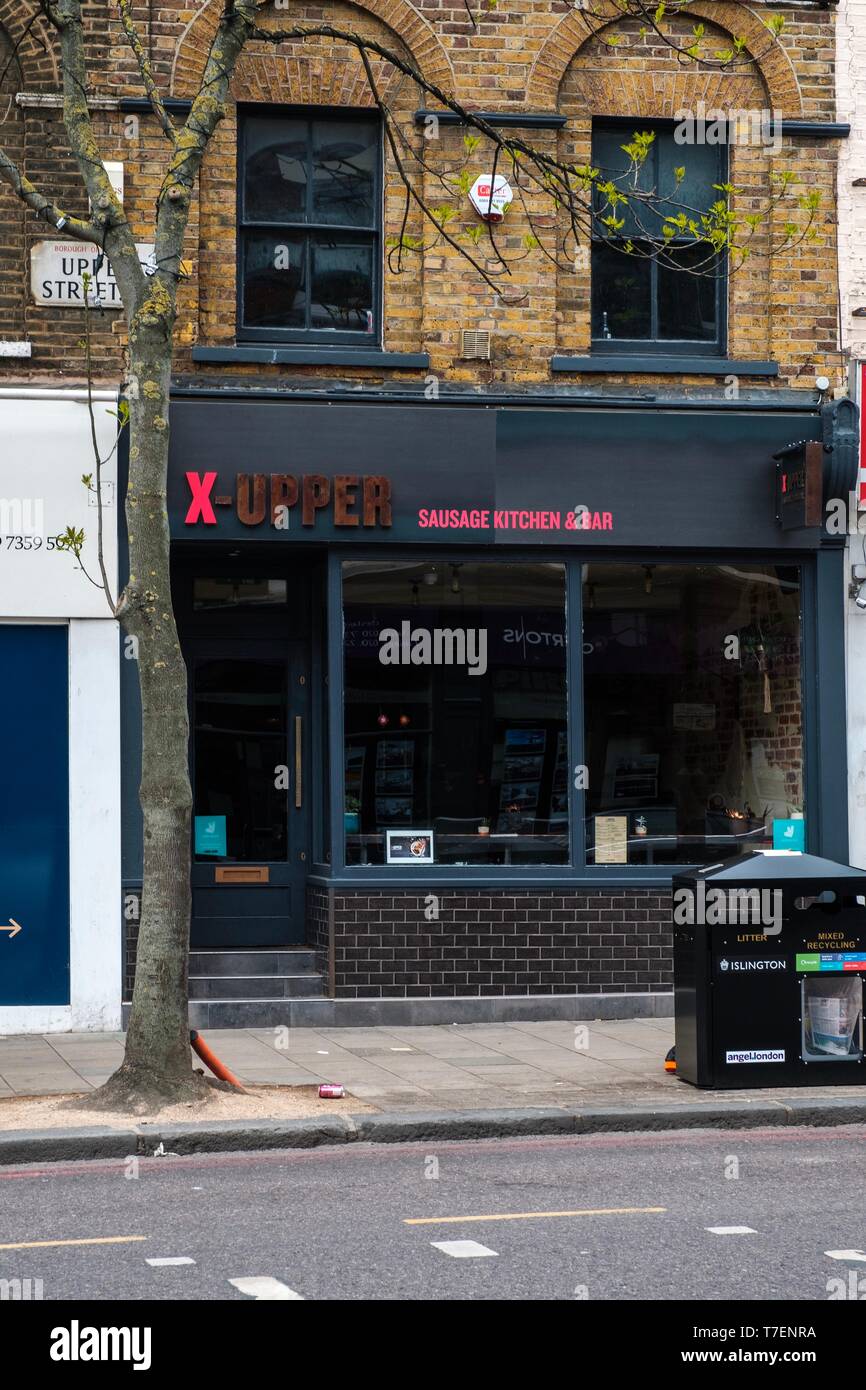 X-Upper, Upper Street, London Stock Photo - Alamy