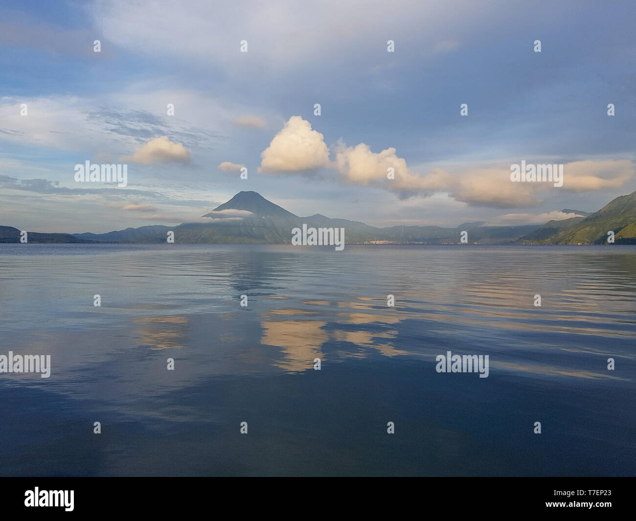 SCENIC VIEW OF VOLCANO AGAINST SKY DURING SUNRISE Stock Photo - Alamy