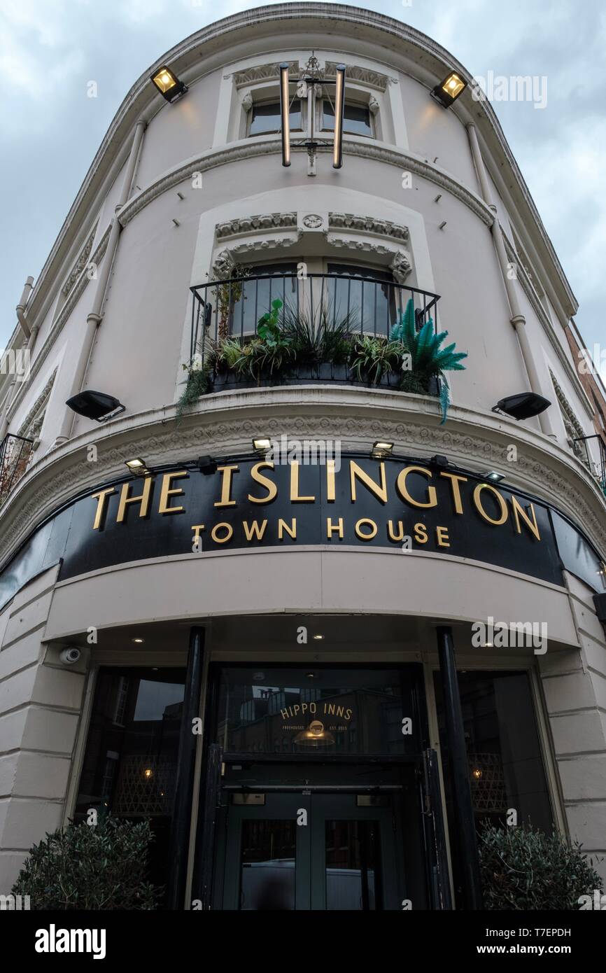 The Islington town house, Liverpool Road, London Stock Photo - Alamy