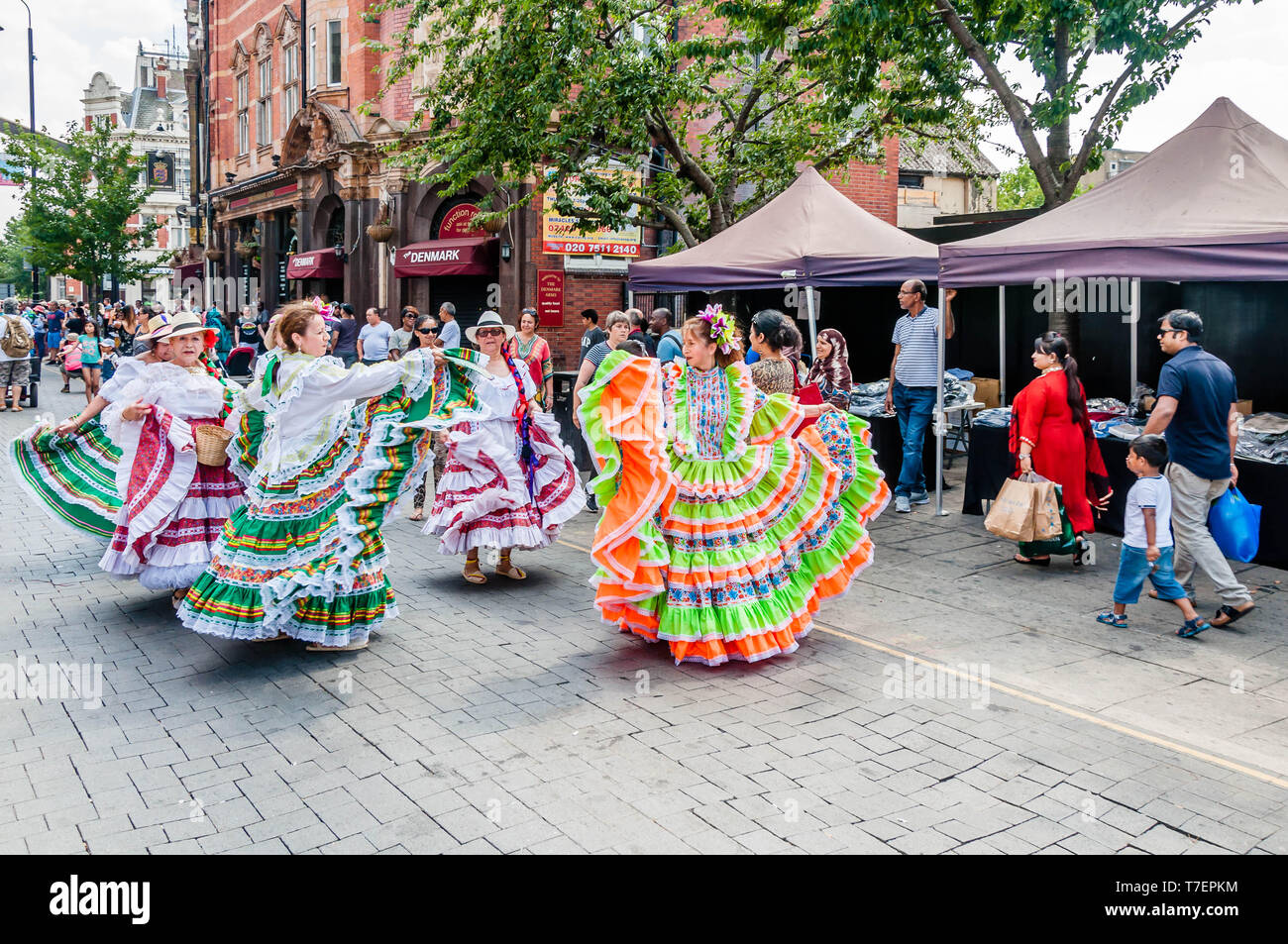 London. UK. 7 July 2018,The Newham Carnival “The Circus Cavalcade” to ...