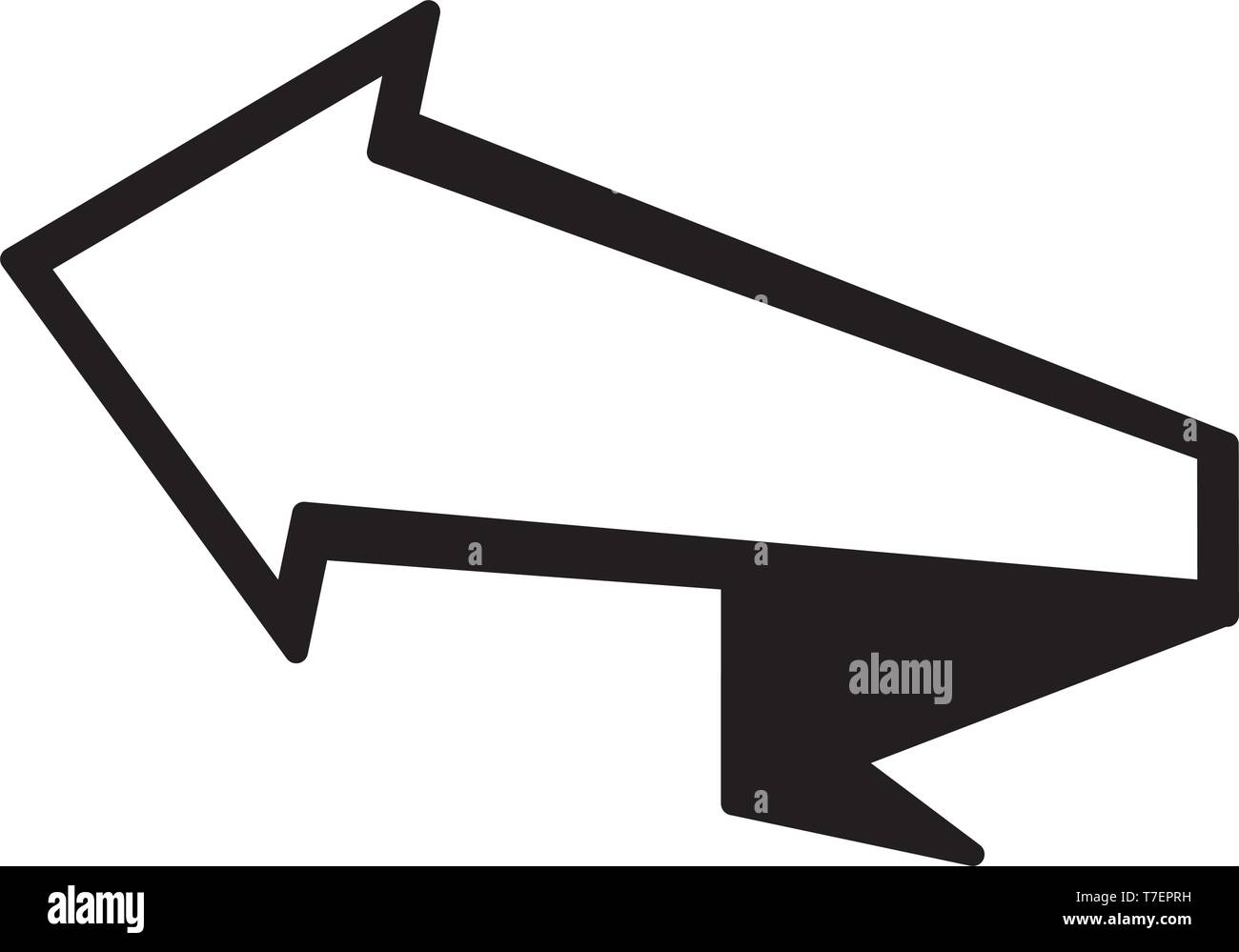 arrow banner icon Stock Vector Image & Art - Alamy