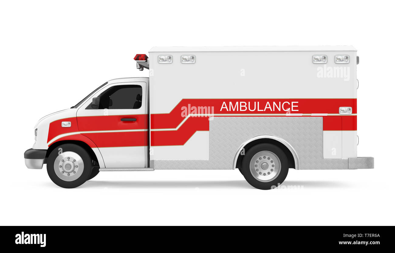 Ambulance car Cut Out Stock Images & Pictures - Alamy