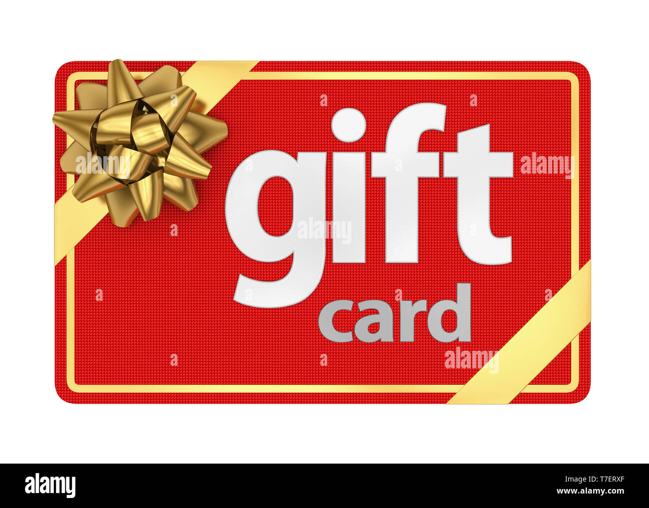 Gift Card Isolated Stock Photo - Alamy