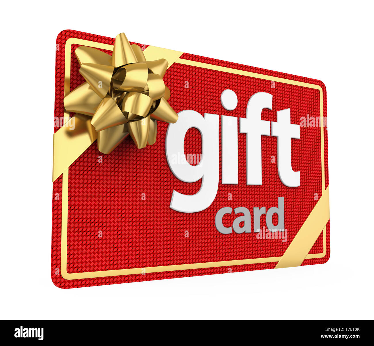 Gift Card Isolated Stock Photo - Alamy