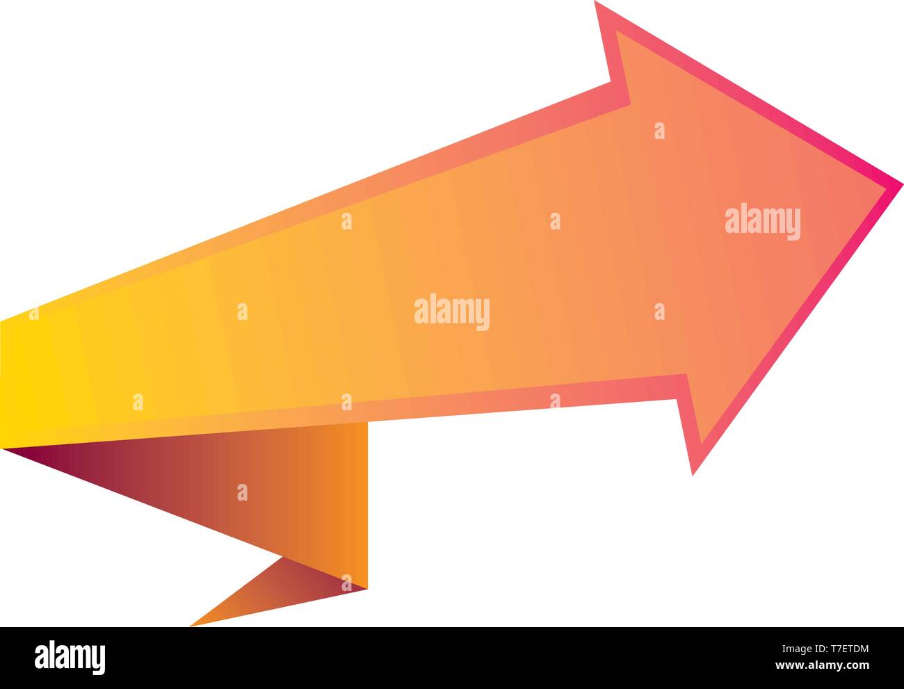 arrow banner icon Stock Vector Image & Art - Alamy