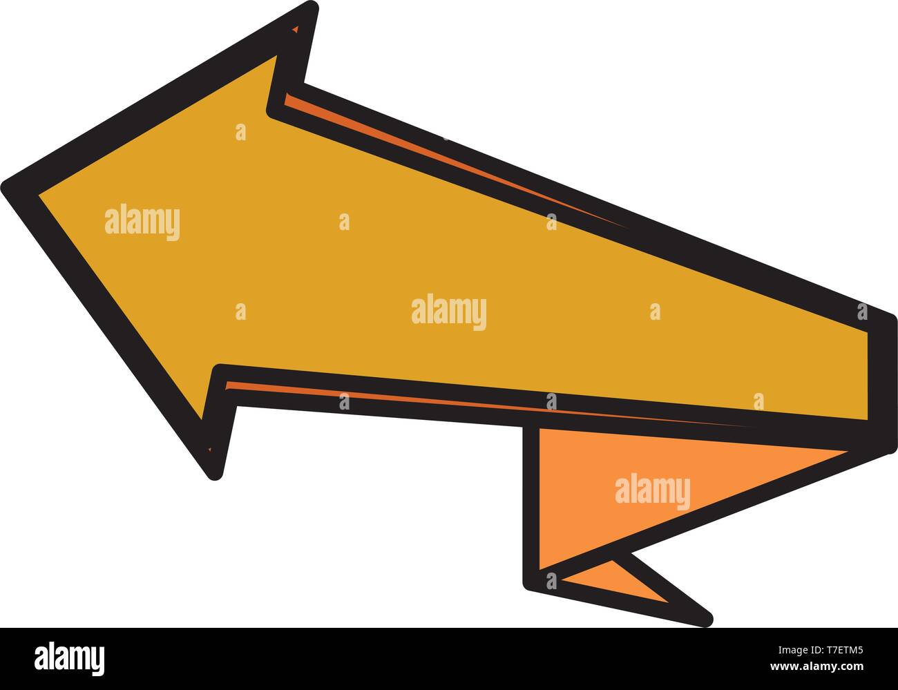 arrow banner icon Stock Vector Image & Art - Alamy