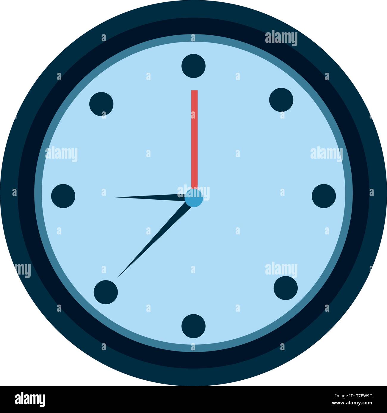 round clock time Stock Vector Image & Art - Alamy
