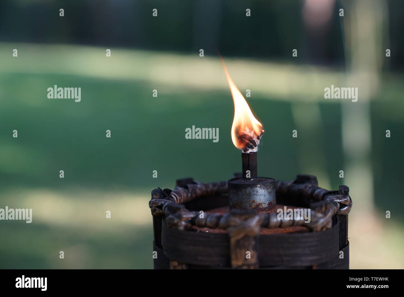Torch garden fire hi-res stock photography and images - Alamy