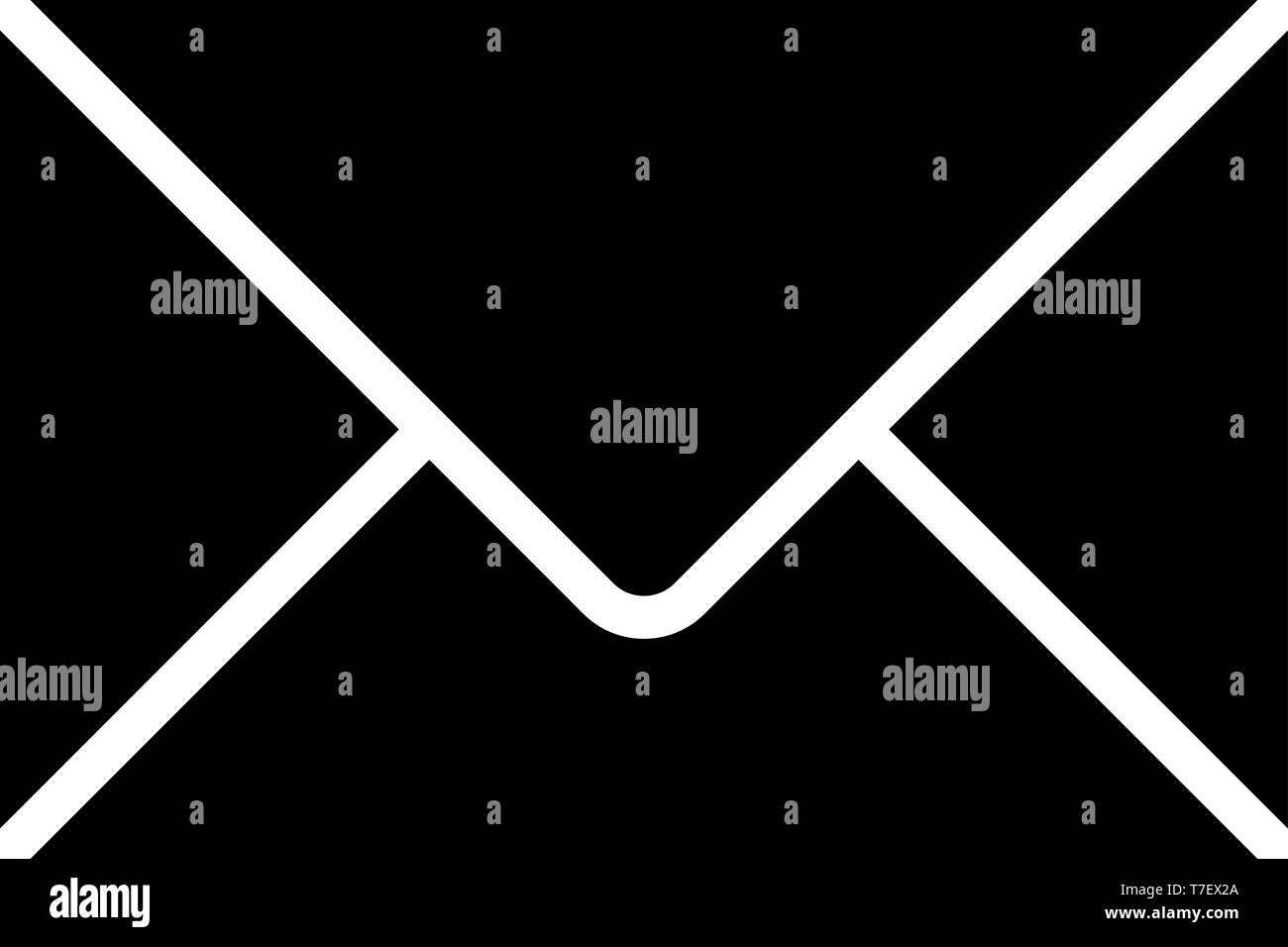 Envelope mail icon vector illustration background close up Stock Vector ...