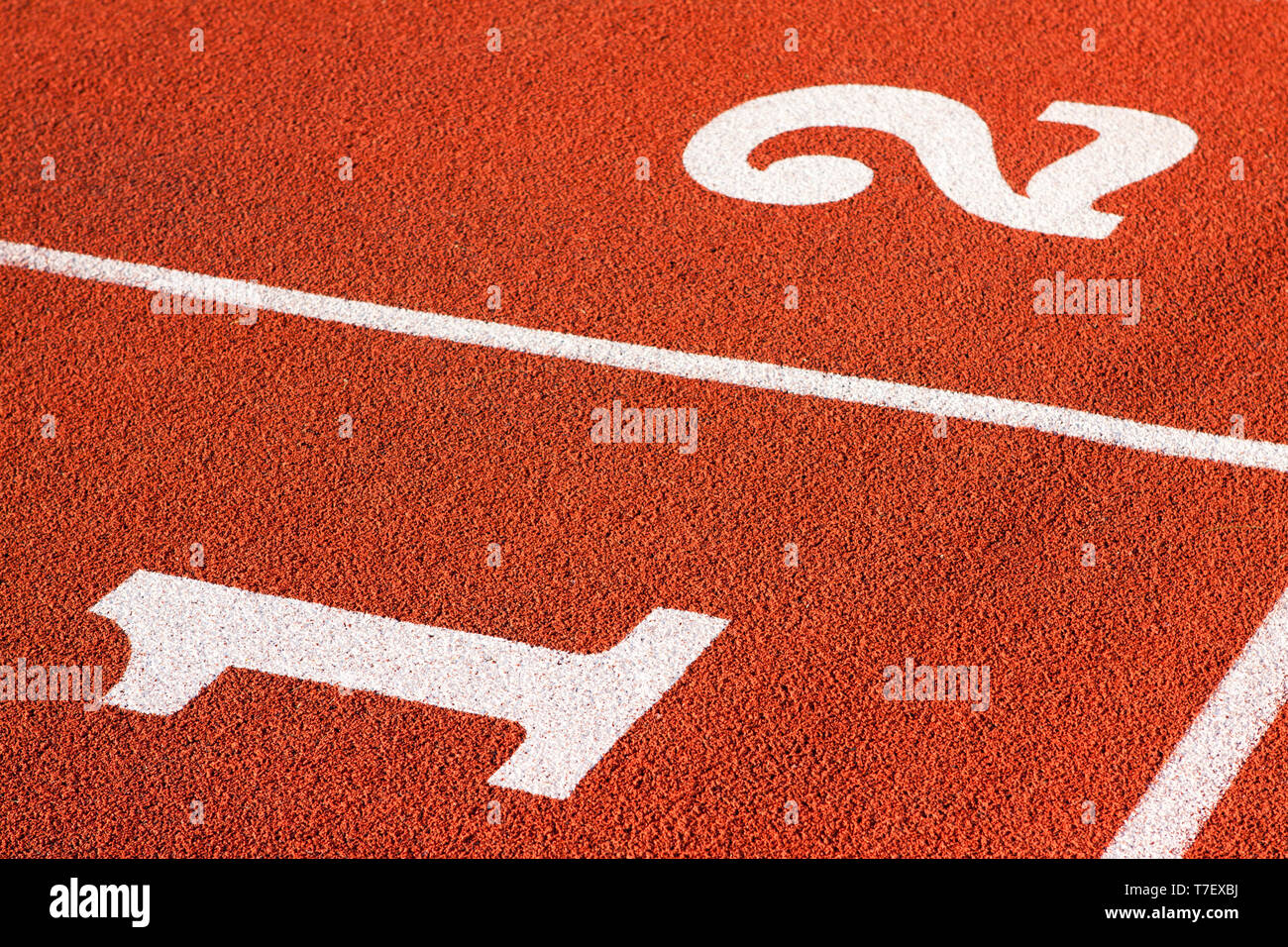 Running track lines Stock Photo - Alamy
