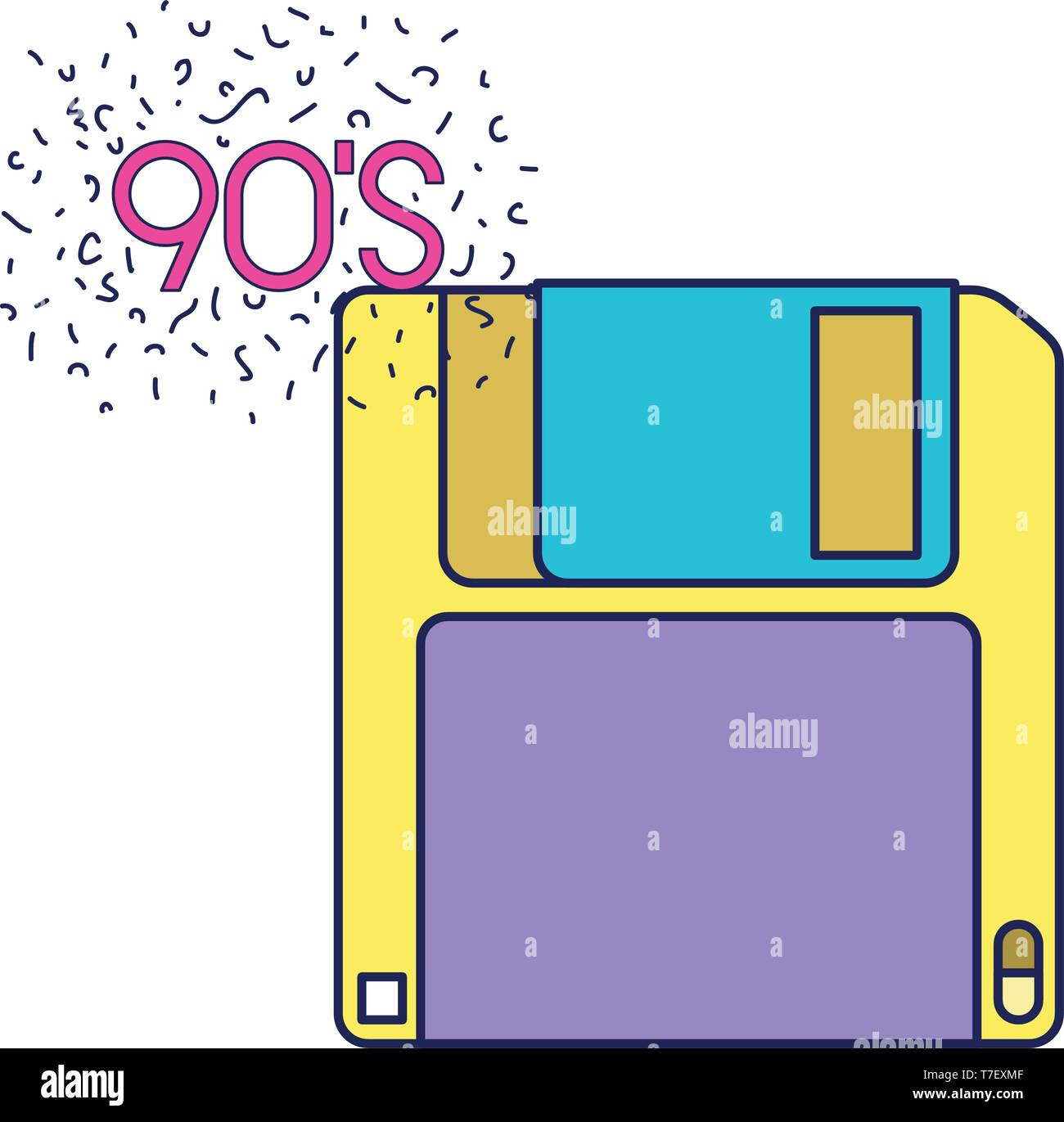 retro floppy disk icon Stock Vector Image & Art - Alamy
