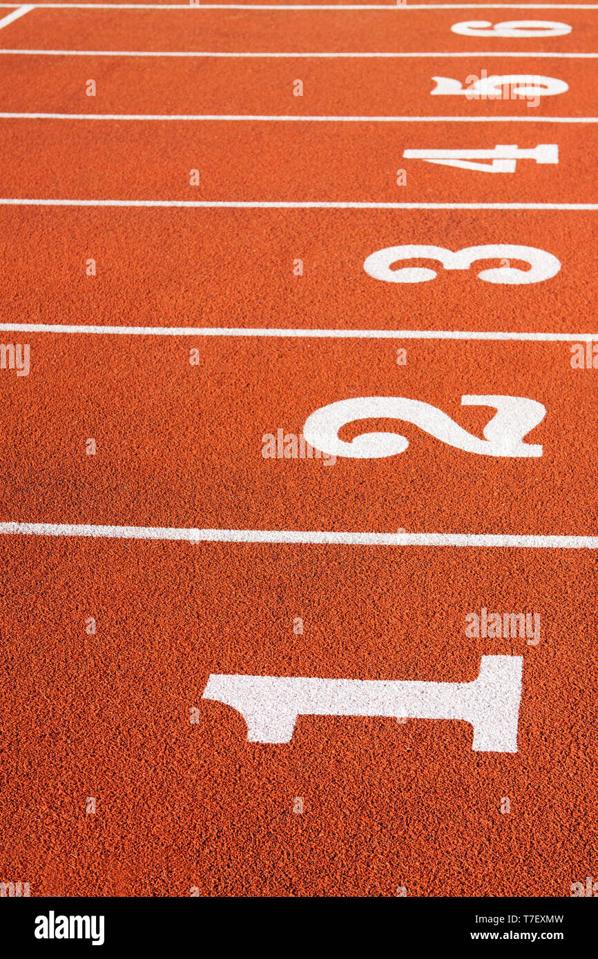 Running track lines Stock Photo - Alamy