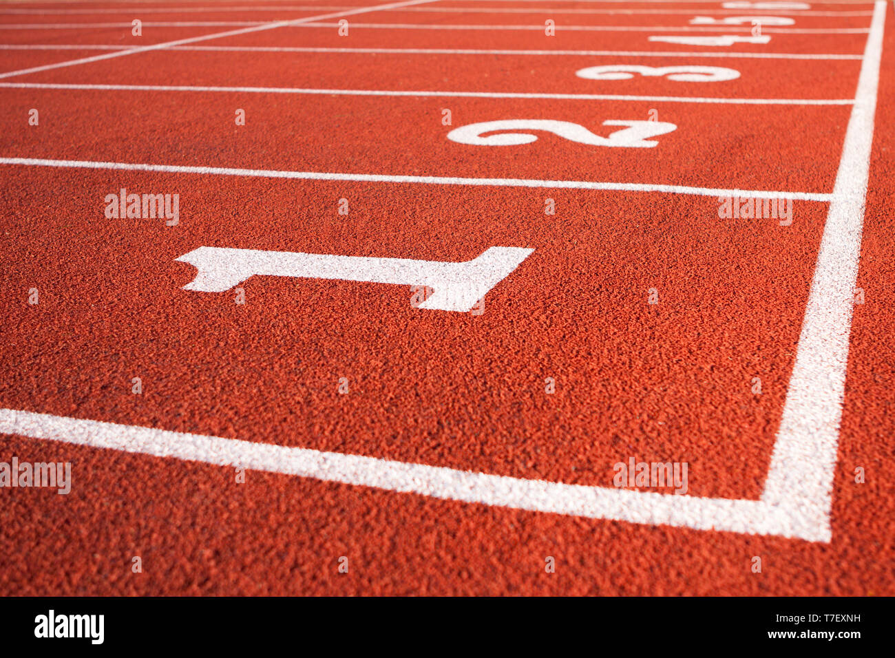 Running track lines Stock Photo - Alamy
