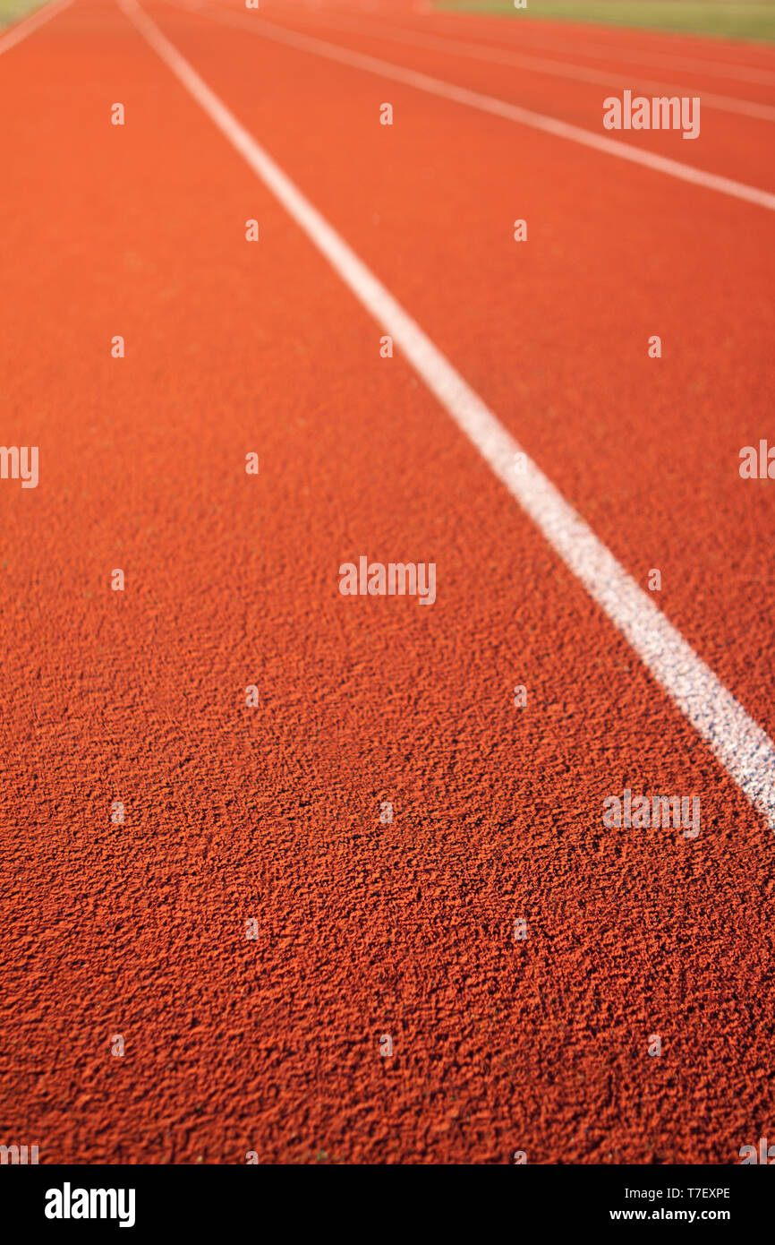 Running track lines Stock Photo - Alamy
