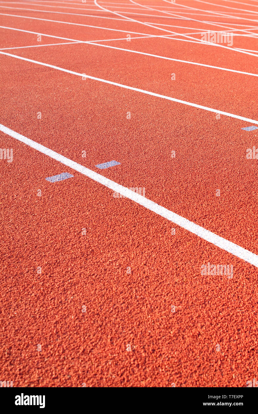 Running track lines Stock Photo - Alamy