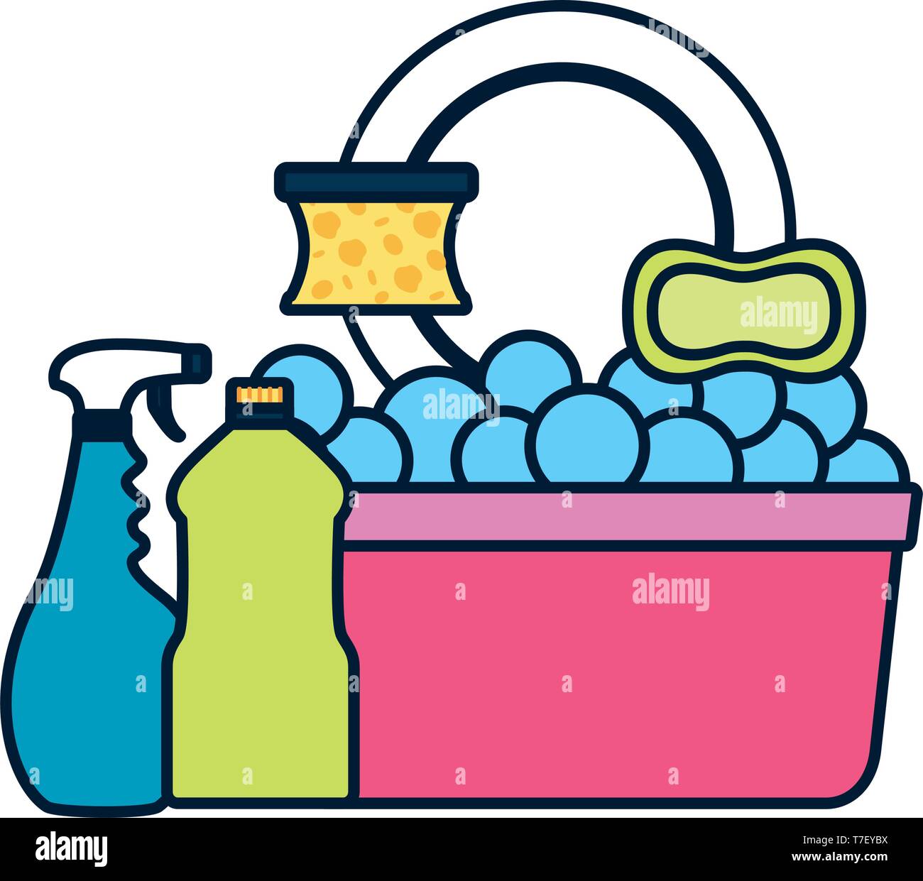 spring cleaning tools Stock Vector Image & Art - Alamy