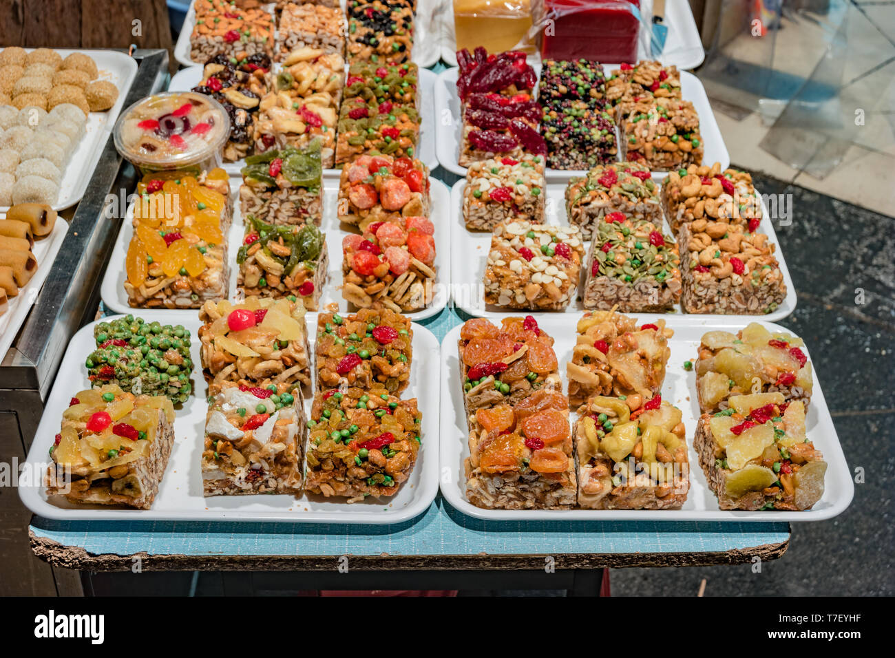 Traditional pastry stall somewhere near the famous Qianmen street in ...