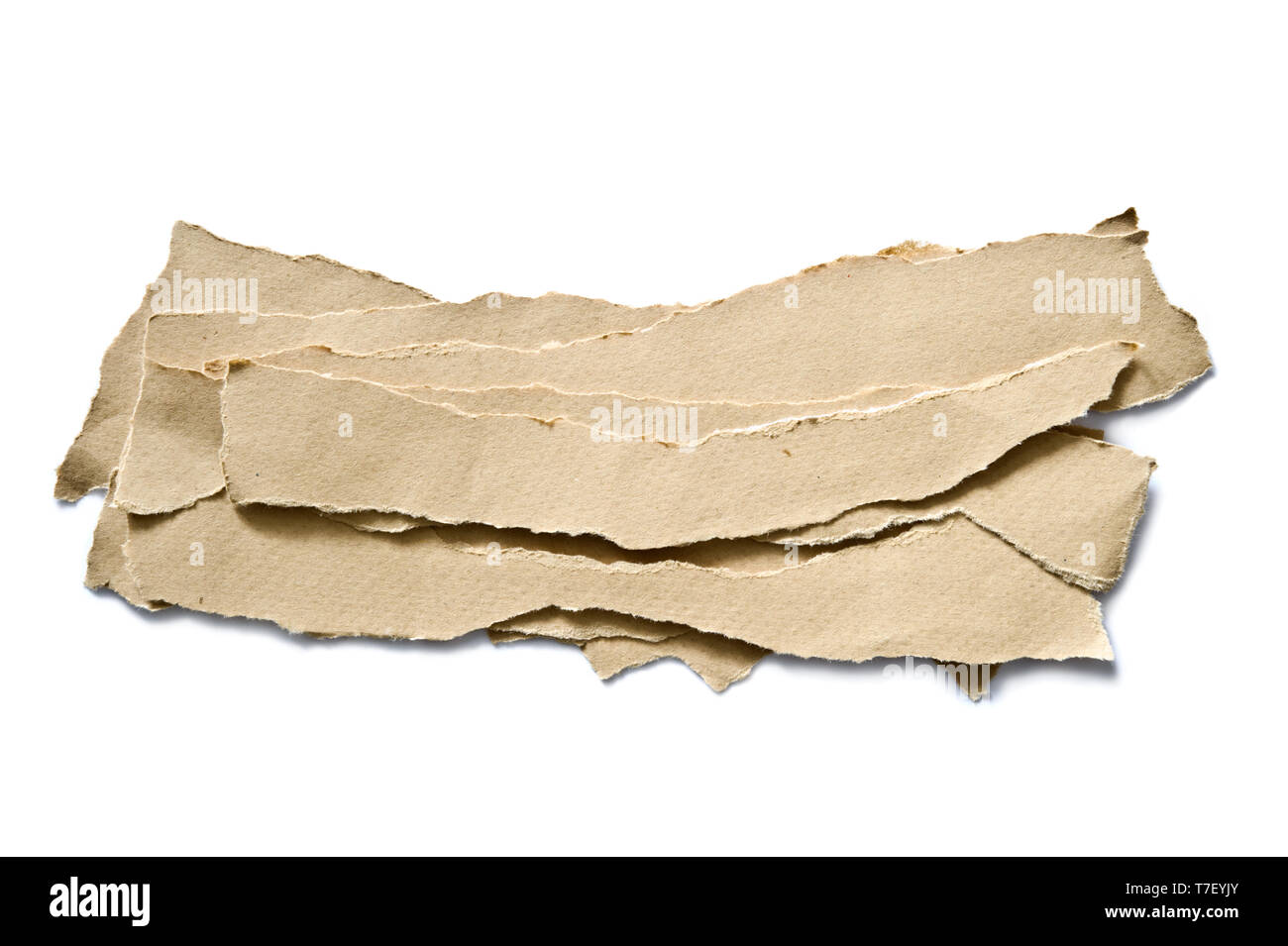White sheet paper brown Cut Out Stock Images & Pictures - Alamy